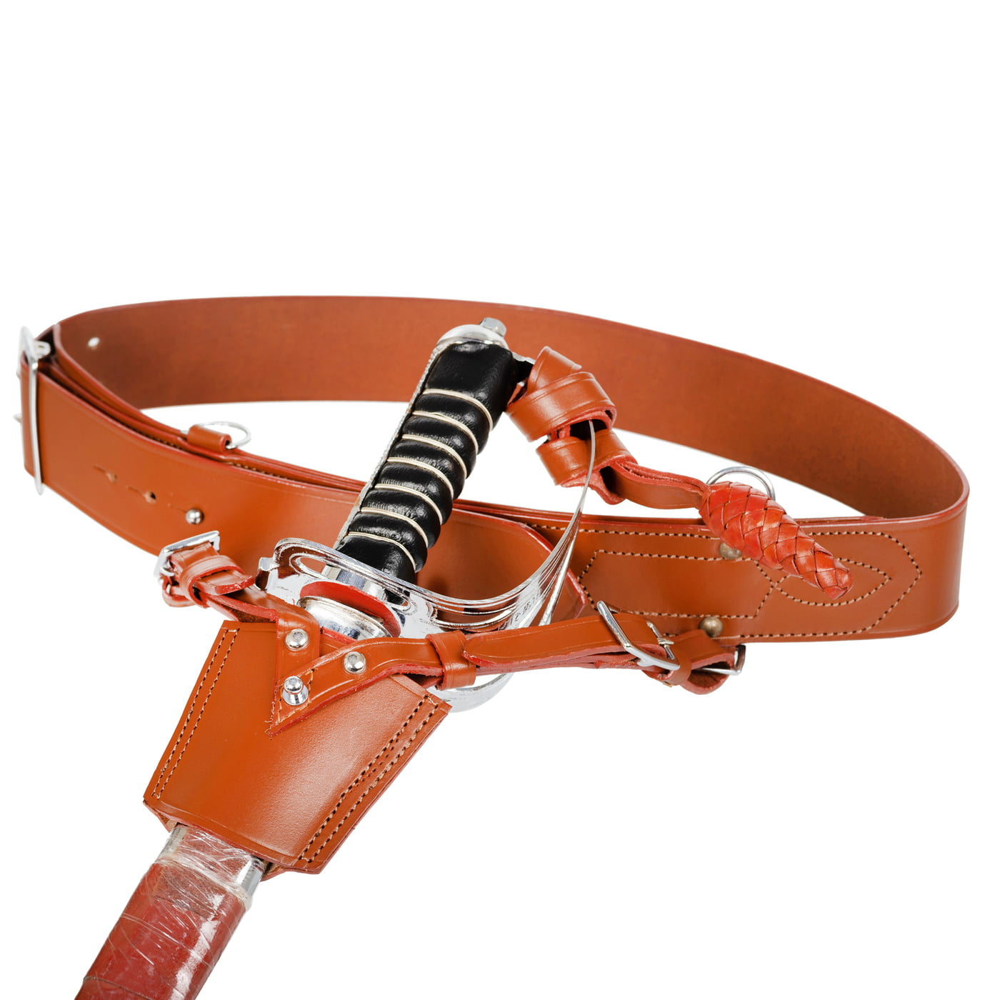 SG CROSS BELT :TAN LEATHER